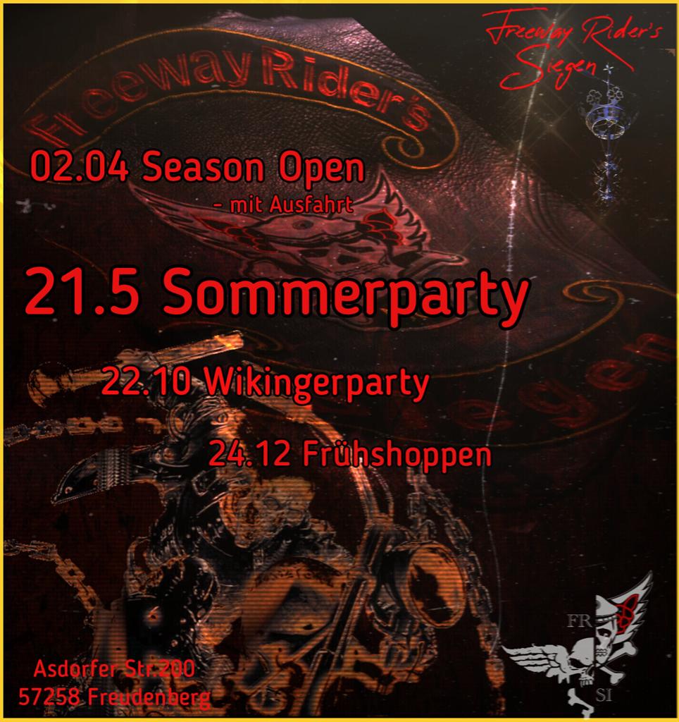 Sommerparty Freeway Rider's Siegen - Rockerkluft
